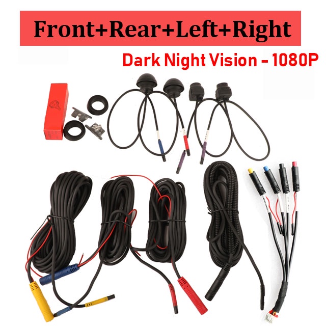 360° Panoramic Camera 720P HD SONY 225 Rear/Front/Left/Right 360 Bird ...