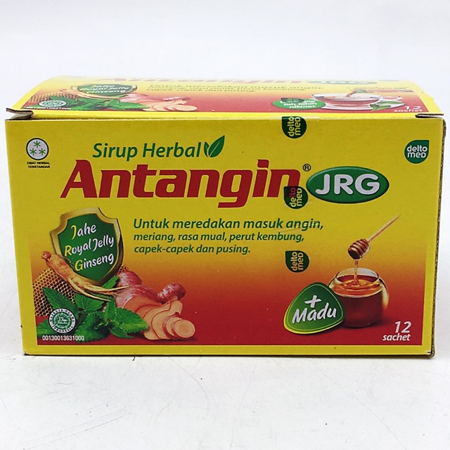 ANTANGIN JRG sirup herbal + madu ( 15 ml X 12 sachets ) | Shopee Malaysia