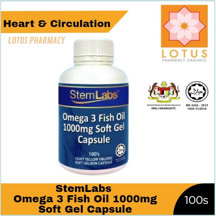 Stemlabs Omega 3 Fish Oil 1000mg (Exp 11/2027 ) | Shopee Malaysia