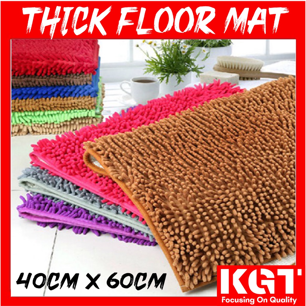 Thick Floor Mats 40*60cm Borong Tebal Alas Kaki Serap Air ...