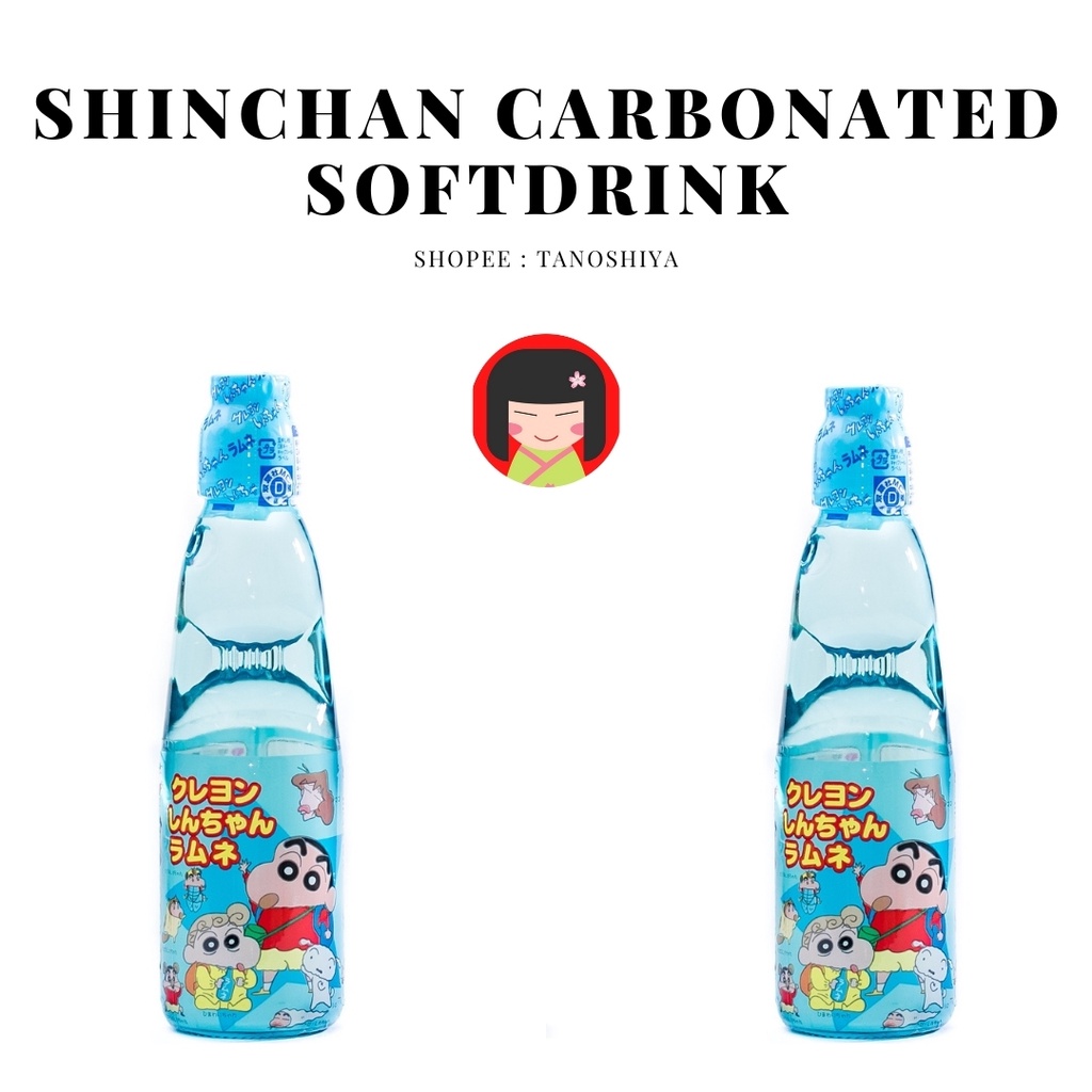 JAPAN ShinChan Hata Bin Ramune carbonated softdrink | Shopee Malaysia