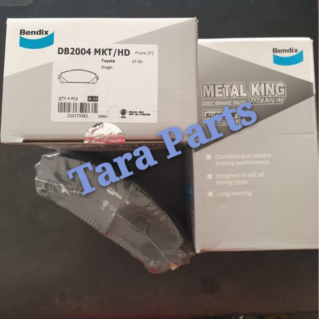 Bendix Metal King Titanium Brake Pad Toyota AGL10 RX270, 350 Front Disc ...