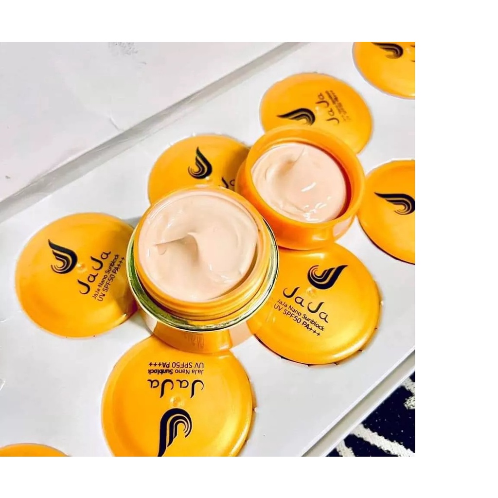 Jaja Nano (1 Jar) Cream Texture Easy To Spread Sunscreen Foundation ...