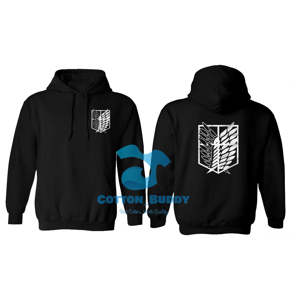 Anime SHINGEKI HOODIE JACKET NO KYOJIN SNK ATTACK ON TITAN AOT LOGO ...