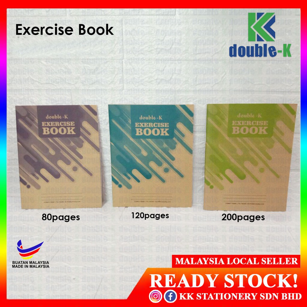 Double-K F5 Kraft S/Line Exercise Book RM0.85 - RM1.95 | Shopee Malaysia