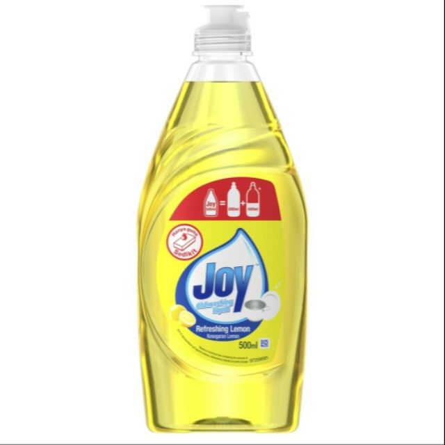 Joy Hand Kitchen Dishwash Liquid Bottle - Lemon (485ml) | Shopee Malaysia