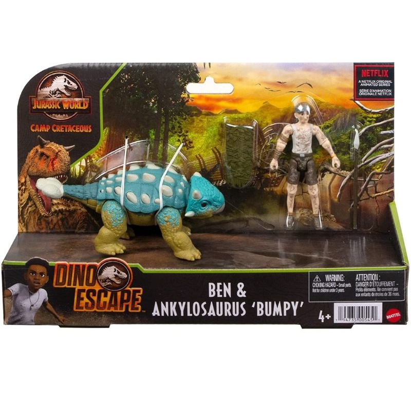 Mattel Jurassic World Camp Cretaceous Ben & Bumpy | Shopee Malaysia