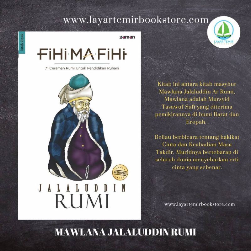 Fihi Ma Fihi Mawlana Sheikh Jalaluddin Ar Rumi | Shopee Malaysia
