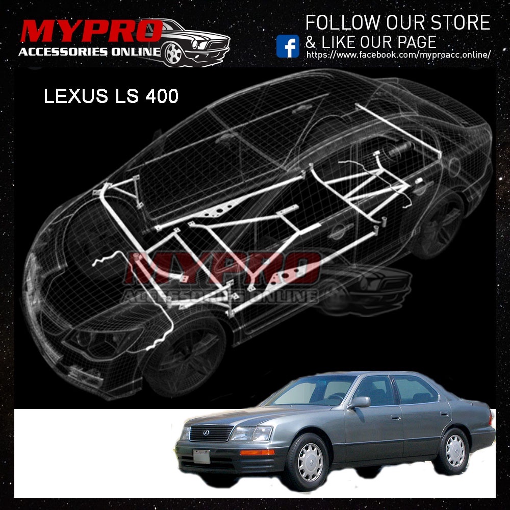 LEXUS LS 400 (XF20) 4.0 V8 '97-'00 (2WD) 100%Original Ultra Racing Bar ...