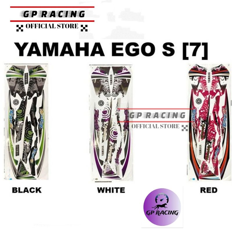 (7) EGO S (7) STICKER BODY STICKER STRIKE STRIPE EGOS STICKER "GP ...