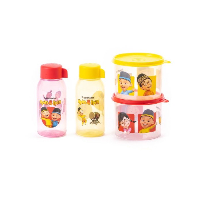 Tupperware snack set - upin ipin | Shopee Malaysia