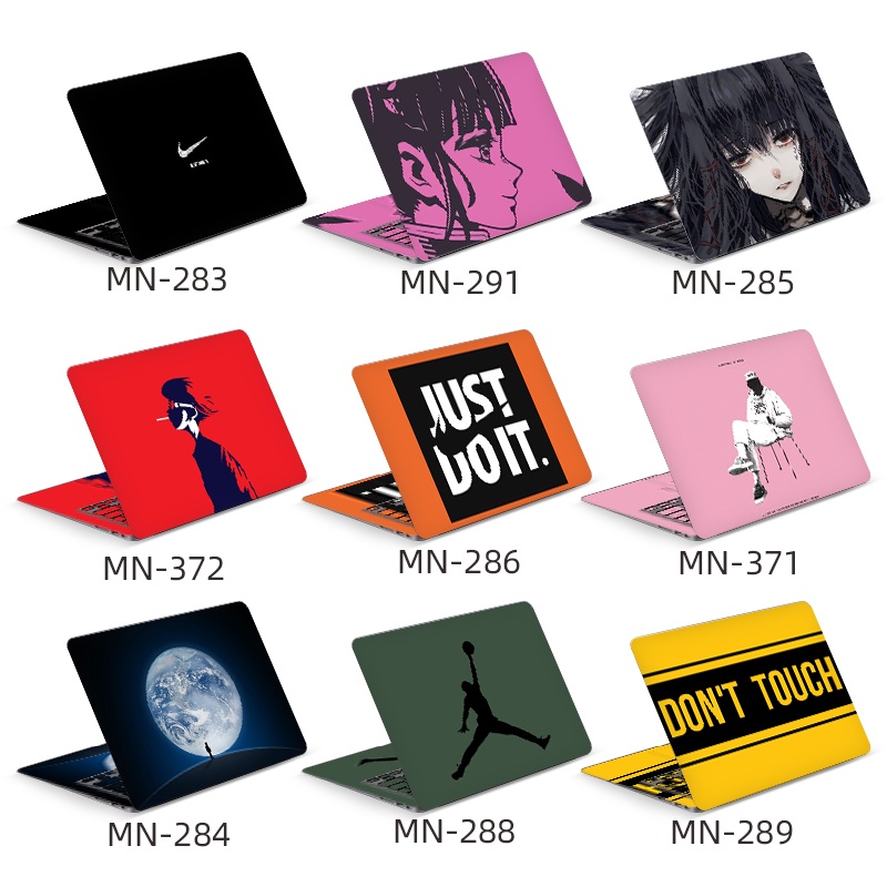 Contrasting color stickers personalized laptop skin decoration decals ...