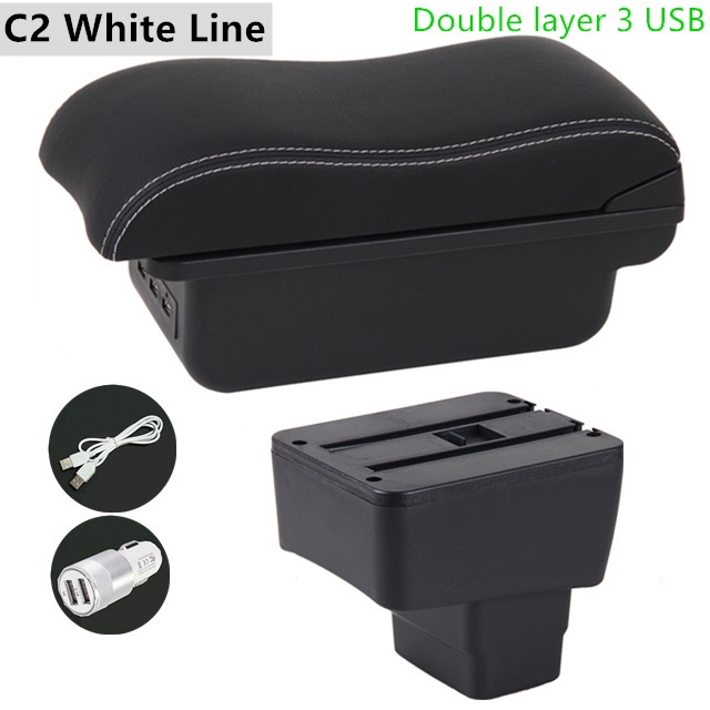 Armrest Box for Mazda 2 CX-3 CX3 2018 2019 2020 Leather Arm Rest Center ...