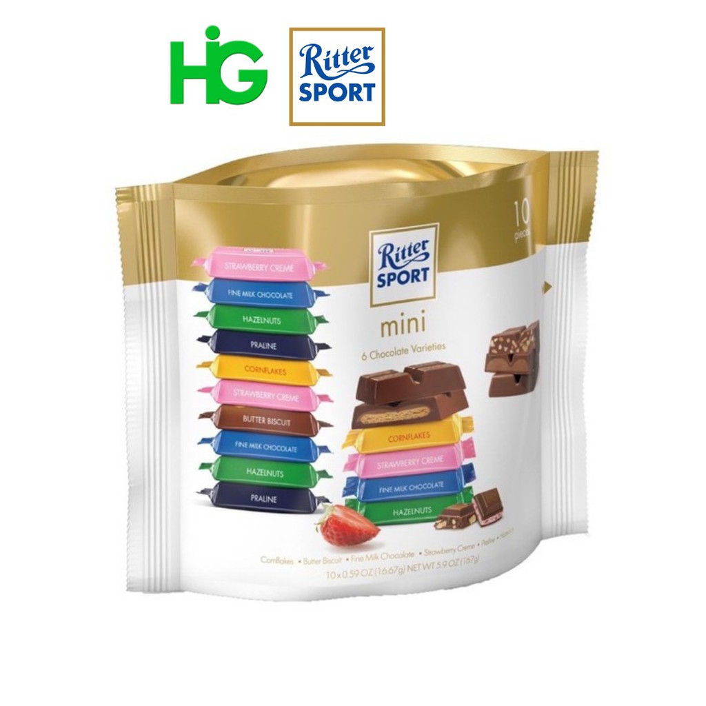 RITTER SPORT MINI POUCH 167G | Shopee Malaysia