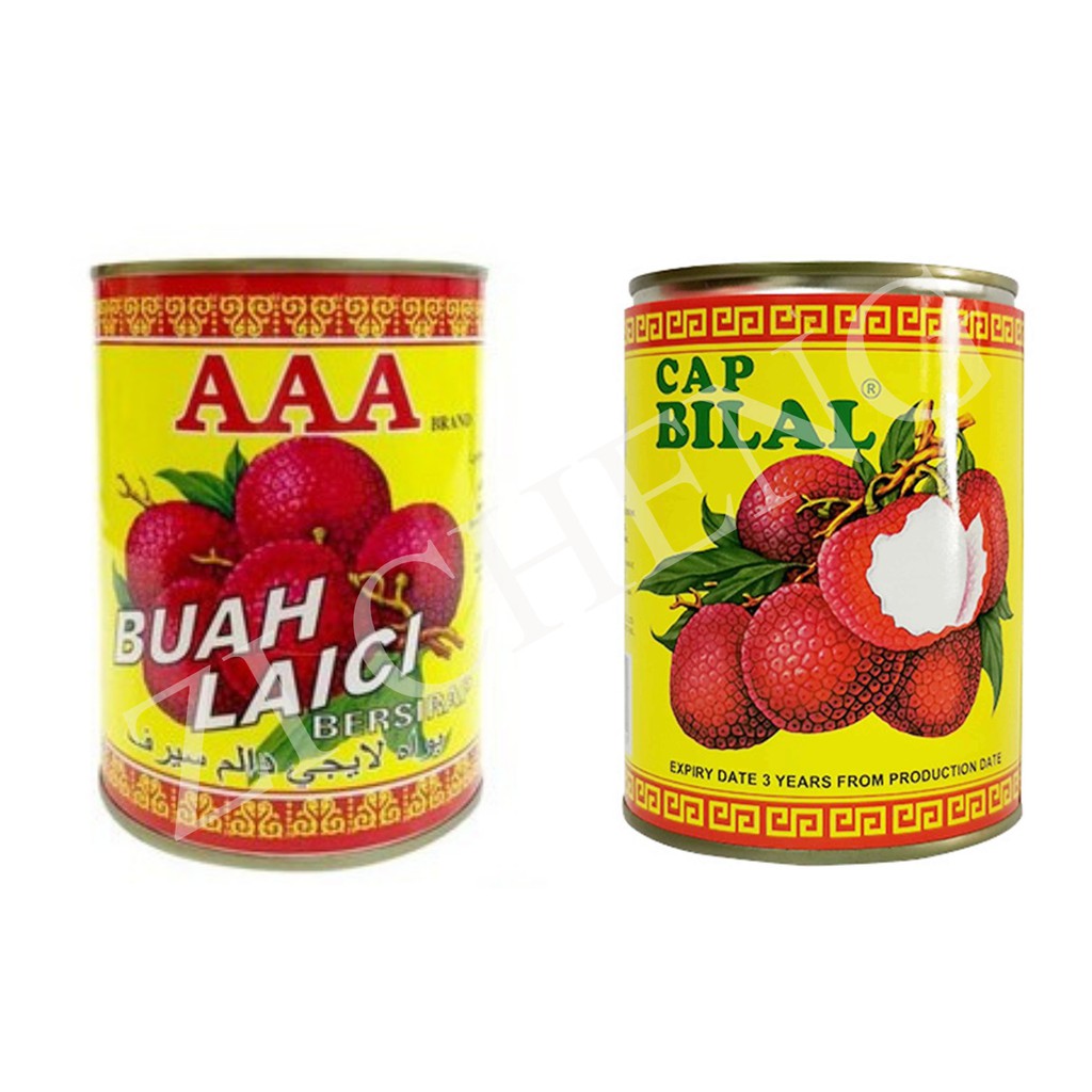 AAA Brand / CAP BILAL - Lychee / Buah Laici Bersirap 565g | Shopee Malaysia