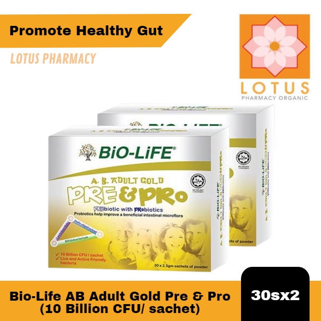 BioLife AB Adult Gold Pre& Pro 30s x2 | Shopee Malaysia