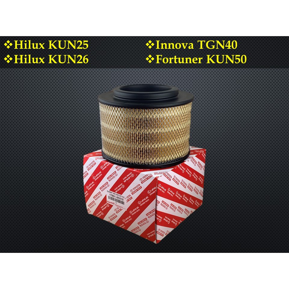 Toyota Hilux KUN25 , KUN26 , Innova TGN40 , Fortuner KUN50 Air Filter ...