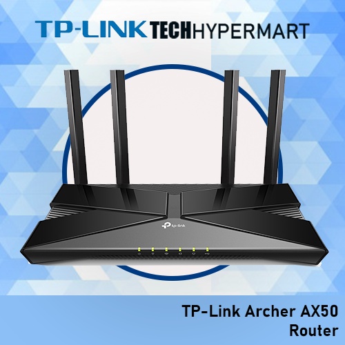 TP-Link Archer AX50 Routers (3000Mbps Wireless AX, 2.4GHz and 5GHz, 4 ...