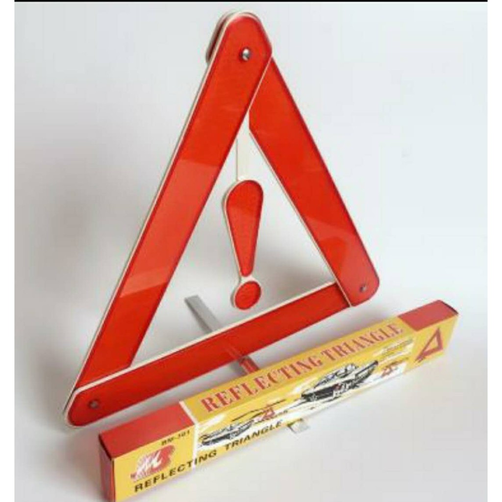 Car Triangle Warning Sign Reflective Emergency Stop Sign Board ...