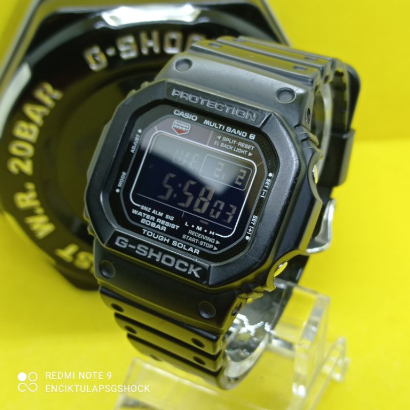 Original Rare Casio G-Shock GW-M5610 Tough Solar Multiband 6 Black BnB ...