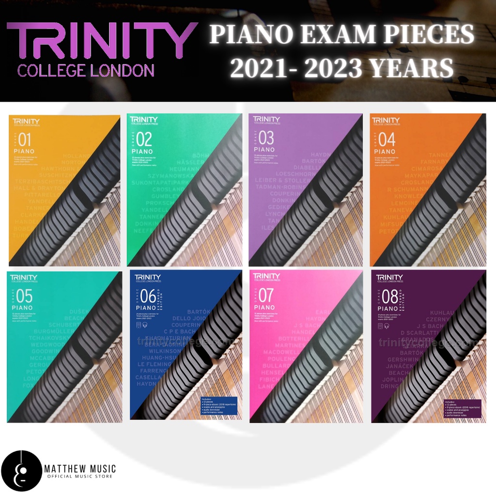 TRINITY COLLEGE LONDON☆ PIANO EXAM PIECES | Shopee Malaysia