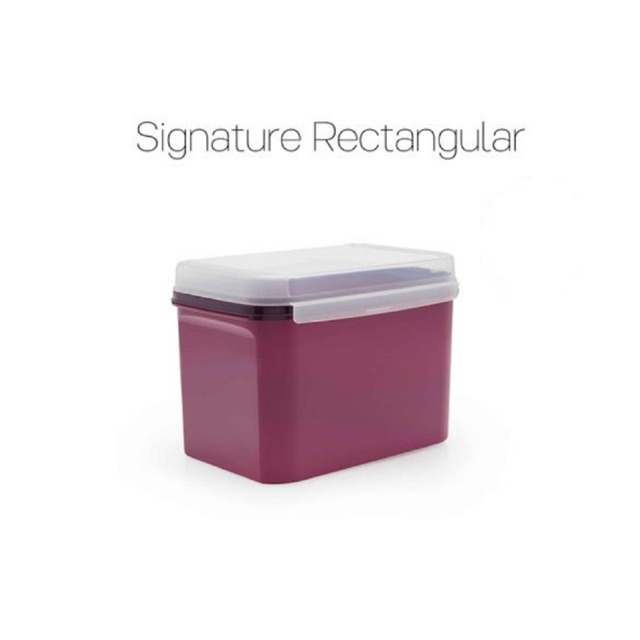 Tupperware Signature Rectangular Purple 6.5L | Shopee Malaysia