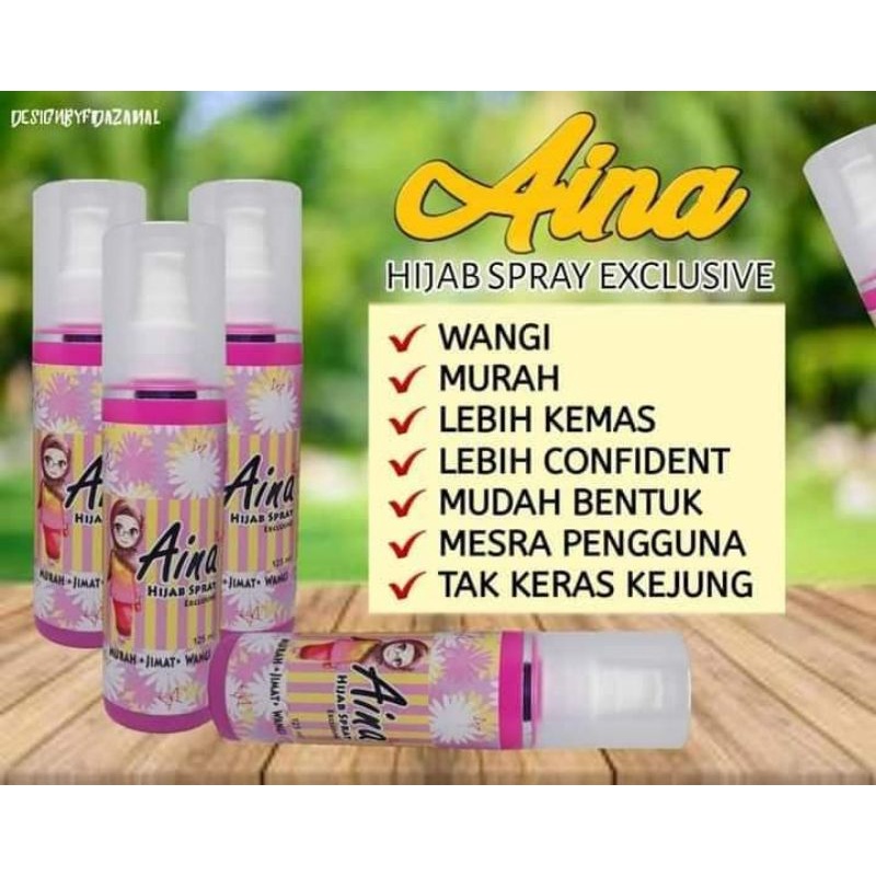 AINA HIJAB SPRAY PENGERAS TUDUNG (125ML) | Shopee Malaysia