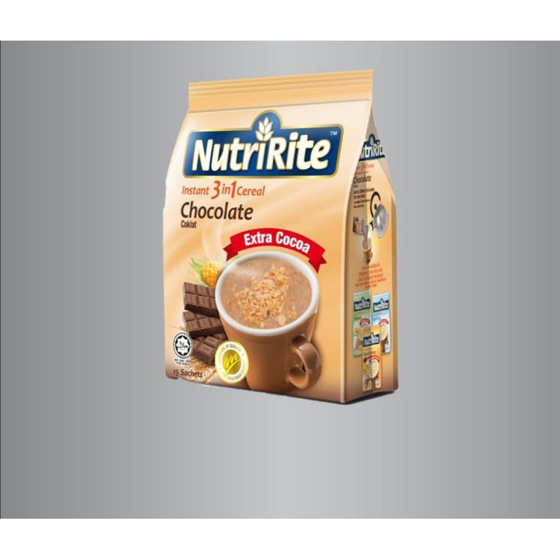 Nutririte Extra Choco 3in1 Cereal 15sx28g | Shopee Malaysia
