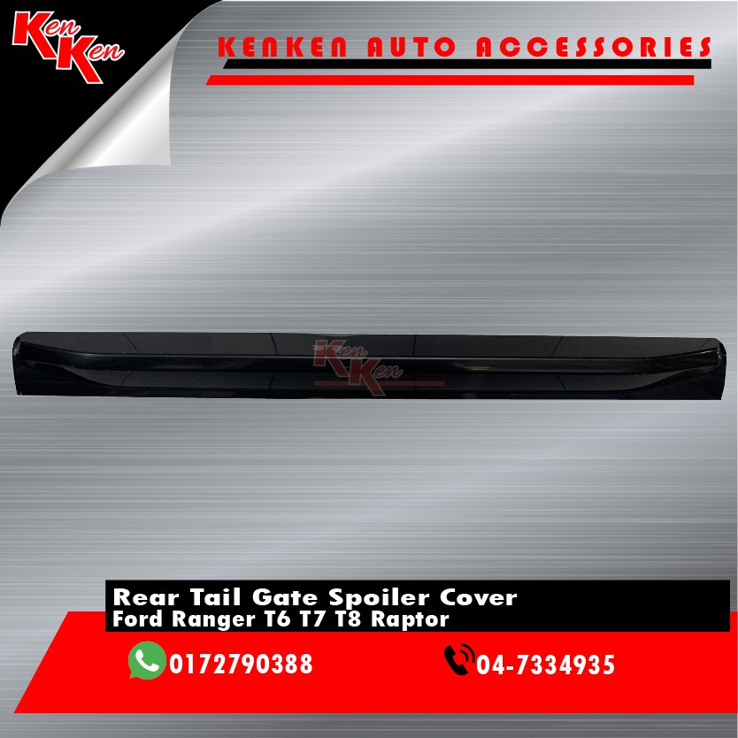 Ford Ranger T6 T7 T8 Raptor Rear Tail Gate Spoiler Cover | Shopee Malaysia