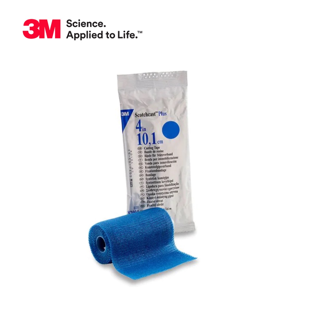 3M Scotchcast Casting Tape 4" x 4yd (Blue)(82004B) (10 ROLLS) | Shopee ...