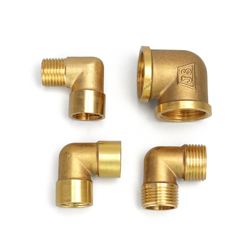 1/8" 1/4" 3/8" 1/2" 3/4" Male Female Thread Brass Equal Elbow Fittings ...