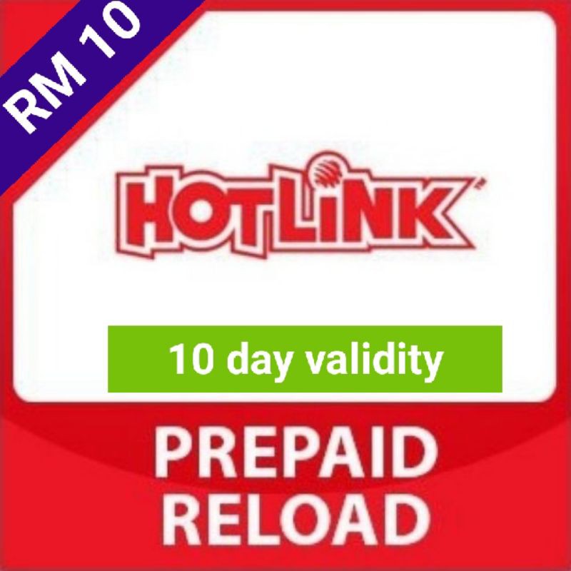 [RM 10]Hotlink Maxis Prepaid Topup Reload (not share a topup) | Shopee Malaysia