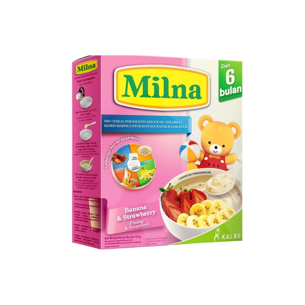 Milna Baby Cereal (6 Months+) 120g | Shopee Malaysia
