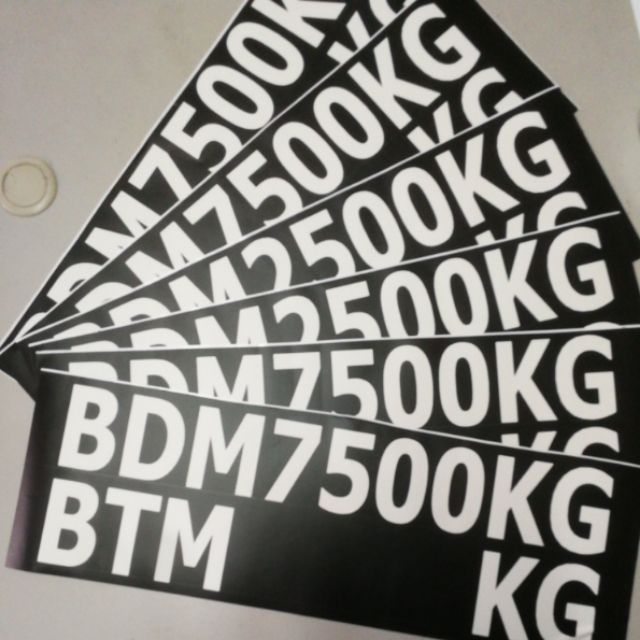 Custom Made Lorry BDM BTM sticker follow JPJ standard | Shopee Malaysia