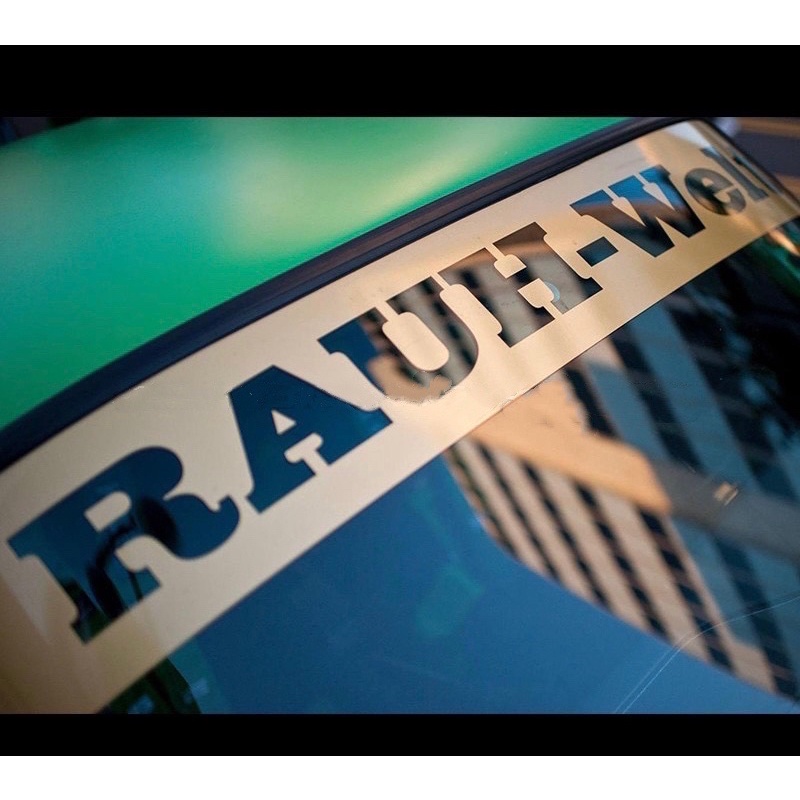 K216# RAUH-WELT Cut Hole Windshield Vinyl Decal Stickers | Shopee Malaysia