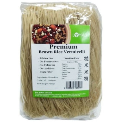 LOHAS Premium Brown Rice Vermicelli 糙米 米粉 400g | Shopee Malaysia