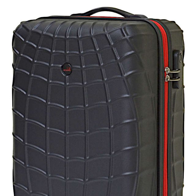 Condotti 20" black luggage embossed with cobweb pattern | Shopee Malaysia