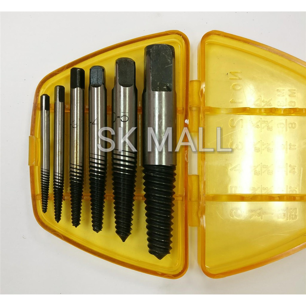 6PCS Screw Extractor Set | Shopee Malaysia