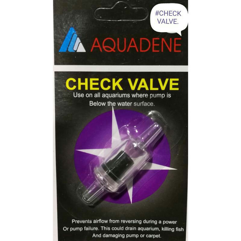 Aquadene Aquarium Check Valve for Co2 and Oxygen Pump prevent water ...