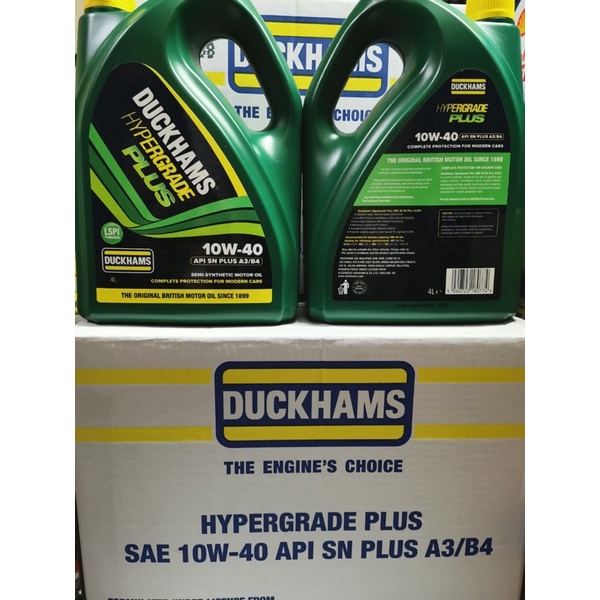 WH(KL) 100% ORIGINAL DUCKHAMS Engine/Motor Oil,HyperGrade Plus10W-40 ...
