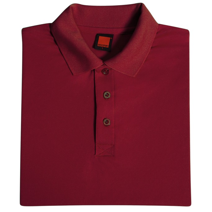 T-Shirt Jersey Collar Polo Orensport QD06 100% Microfiber Short sleeve ...