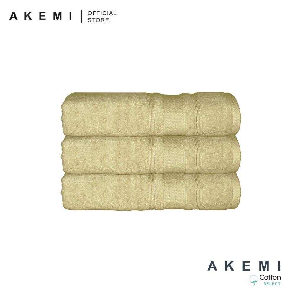 AKEMI Ultra Absorbent Airloop Cotton Bath Towel (70cm x 140cm) | Shopee Malaysia