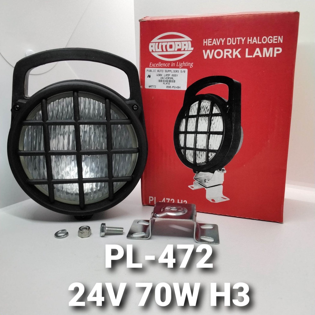 Autopal PL-472 with grill with bulb 24v 70w H3 work lamp (1SET/BOX ...