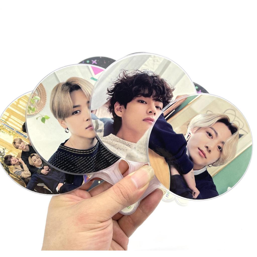KPOP BTS PROOF Concert Mini Handheld Fan JK V JIMIN JIN SUGA RM J-HOPE ...