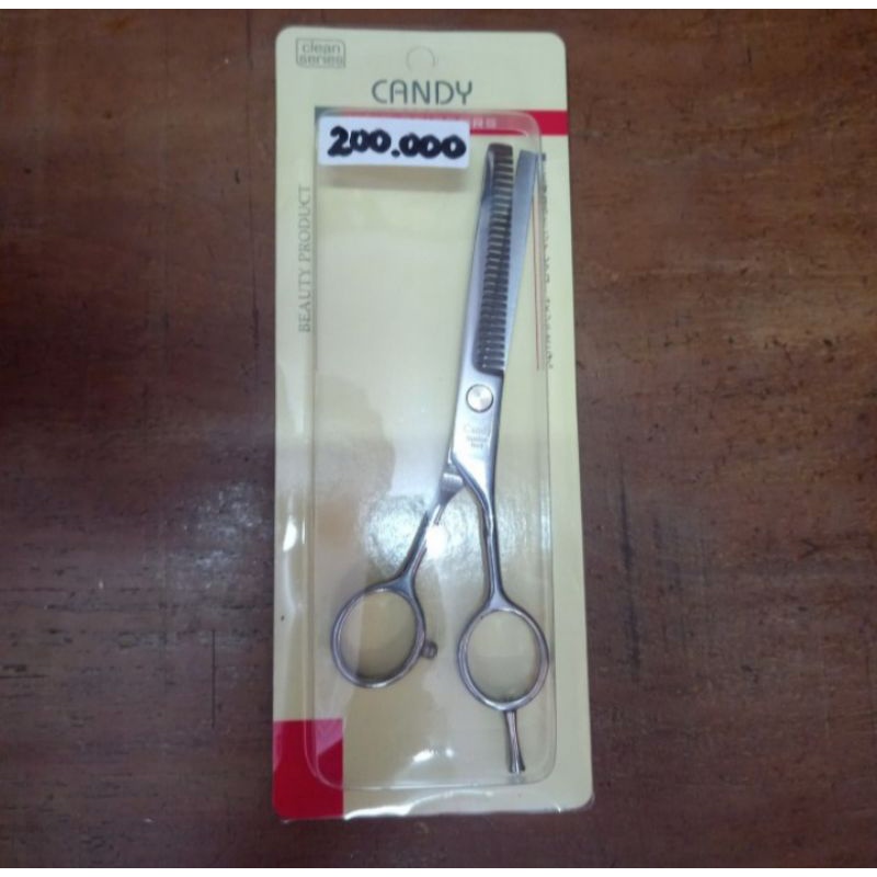 Candy 1 sided 1 side 1 side CANDY hair cutting scissors Made in Japan ...