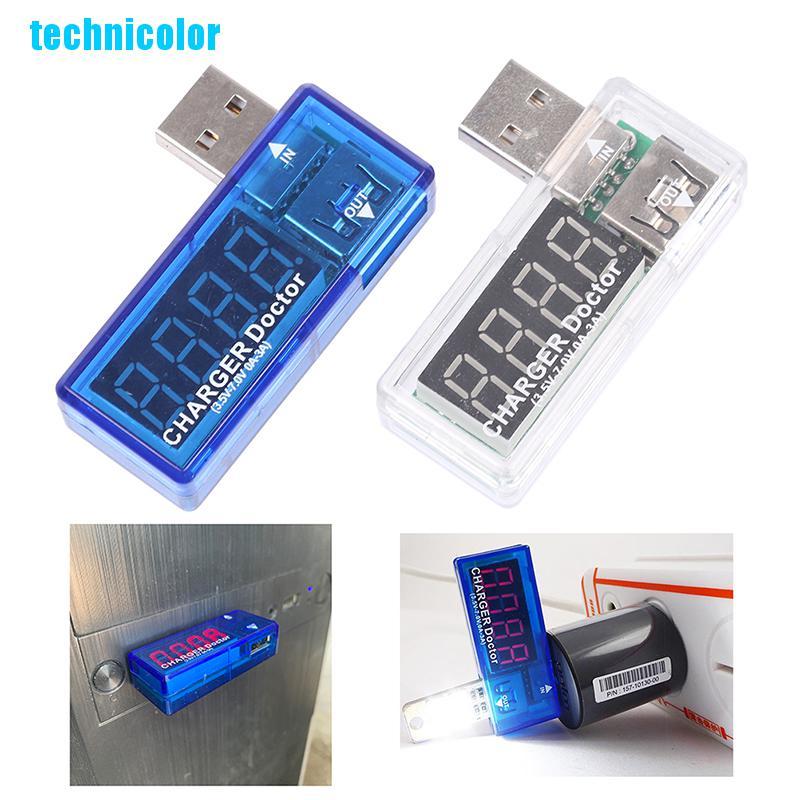 TCMY USB Mobile Power charging current voltage Tester Meter Mini USB ...