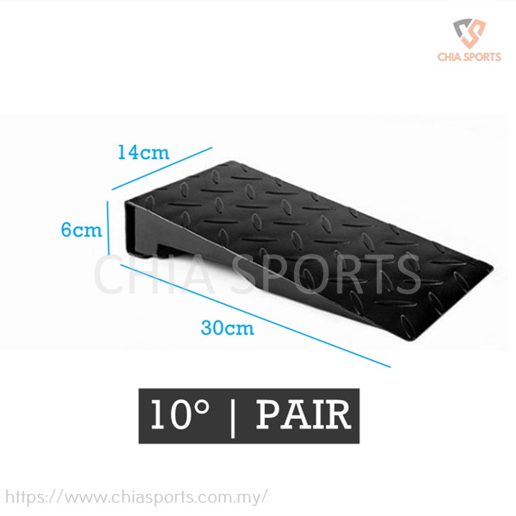 Squat Wedges (Pair) Calf Block Slant Board Ramp Weightlifting Calf ...