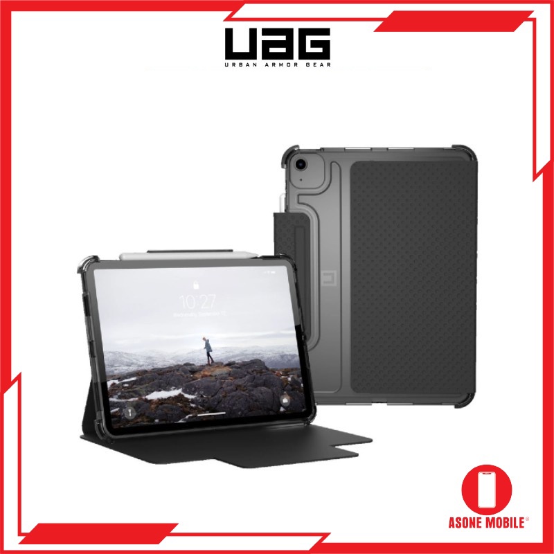 Asone Mobile Original UAG [U] Black/Ice Color Lucent Case for iPad Air 10.9" (2020) / iPad Pro ...