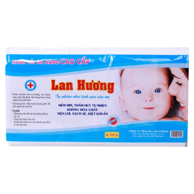 Lan Huong multi-purpose dry paper - 300 sheets | Shopee Malaysia