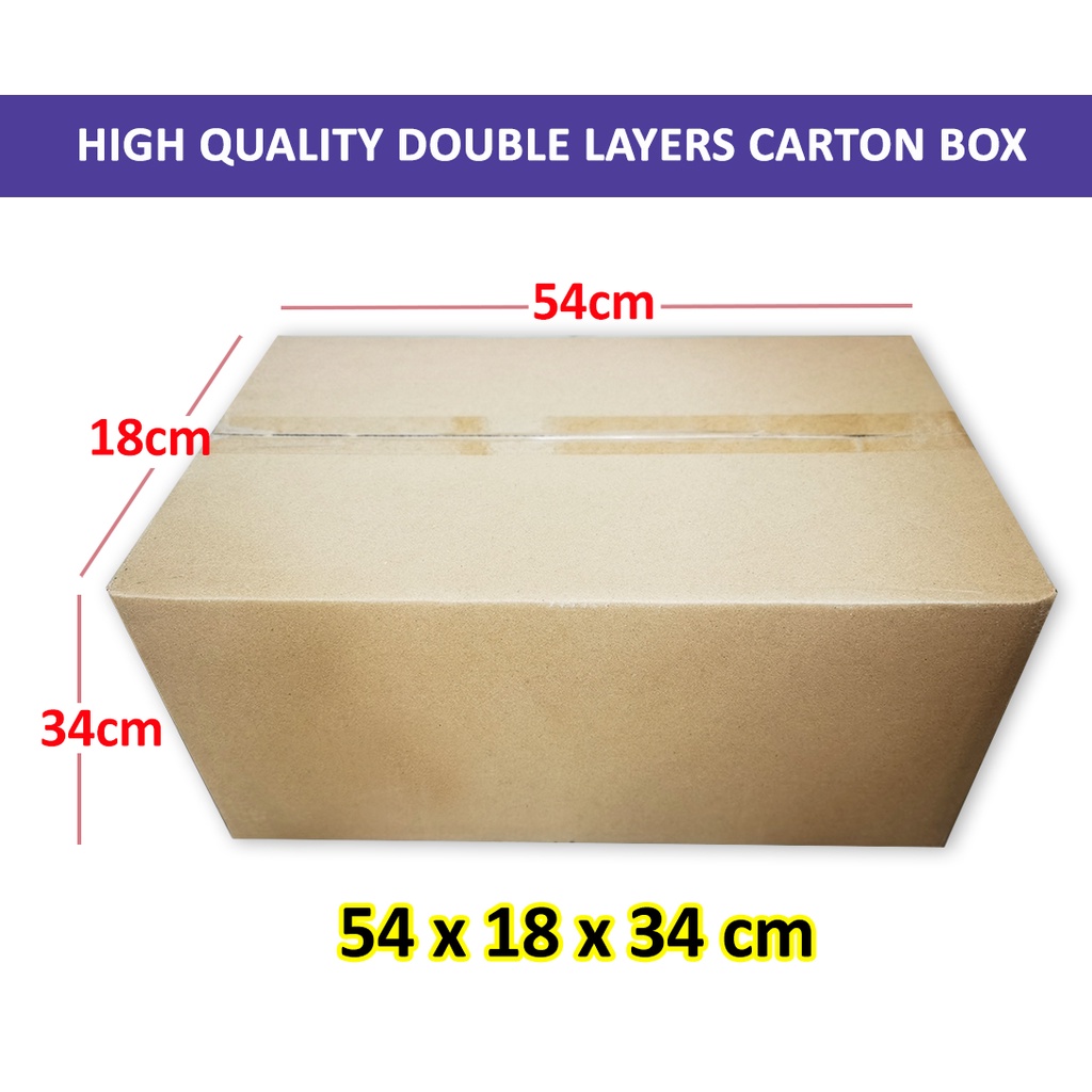 Used Double Layer Carton Box Double Layers Paper Box Double Wall Board ...